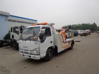 China ISUZU 3-Ton Breakdown Wrecker Tow Truck with 98HP EURO V Engine and 2999mL Diesel Capacity for sale