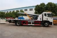 China Dongfeng 8-Ton Flatbed Wrecker Truck with 170HP Cummins Engine and 8000kg Lifting Capacity for sale