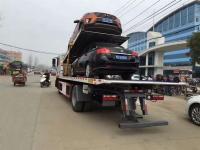 China Dongfeng 8-Ton Flatbed Wrecker Truck with 170HP Cummins Engine and 8000kg Lifting Capacity for sale