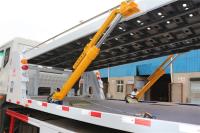 China Dongfeng 8-Ton Flatbed Wrecker Truck with 170HP Cummins Engine and 8000kg Lifting Capacity for sale