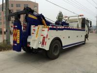 China Medium Duty Integrated Emergency Tow Truck 8 Tons Custom Wrecker Truck with Crane for sale