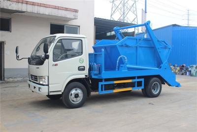 China Dongfeng 4 CBM 6-Wheel Waste Removal Truck with 120HP Engine and Hydraulic Loading System for sale