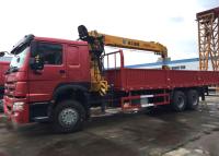 China 10T Truck Mounted Crane with 10 Wheels - 7.0m Cargo Bed & Q235 Carbon Steel Construction for sale