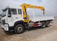 China 10T Truck Mounted Crane with 10 Wheels - 7.0m Cargo Bed & Q235 Carbon Steel Construction for sale