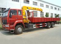 China 10T Truck Mounted Crane with 10 Wheels - 7.0m Cargo Bed & Q235 Carbon Steel Construction for sale