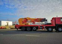 China 100 Ton Heavy Duty Truck Mounted Telescopic Crane with 15m Reach and 16.8m Height on 10x4 SINOTRUK HOWO Chassis for sale
