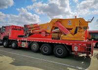 China 100 Ton Heavy Duty Truck Mounted Telescopic Crane with 15m Reach and 16.8m Height on 10x4 SINOTRUK HOWO Chassis for sale
