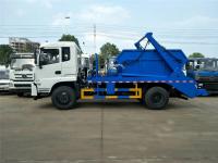China 10-Ton Dongfeng Swing Arm Garbage Truck with 10m³ Capacity and 170HP Cummins Engine for Municipal Waste Collection for sale