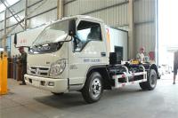 China Forland 3 Ton Roll On Roll Off Garbage Truck with 3cbm Hook Bin System - 95HP Engine, 4800mm Length for sale