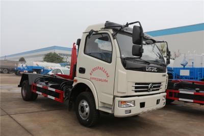 China Dongfeng 6 Ton Roll Off Container Waste Truck Carbon Steel Q235B Hook Lift for sale