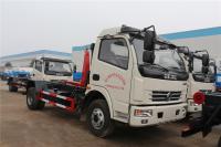 China Dongfeng 6 Ton Roll Off Container Waste Truck Carbon Steel Q235B Hook Lift for sale