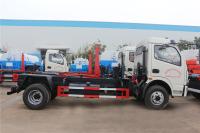 China Dongfeng 6 Ton Roll Off Container Waste Truck Carbon Steel Q235B Hook Lift for sale
