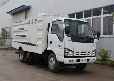 China 5CBM Vacuum Road Sweeper Truck with 4CBM Dust Tank and 1CBM Water Tank | 4X2 Drive Industrial Cleaner for sale