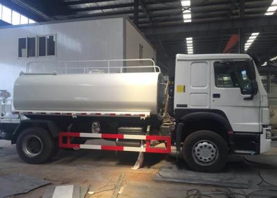 China HOWO 6 Wheels Water Bowser Truck 15CBM 12CBM 8CBM Options with 196kW Diesel Engine for sale