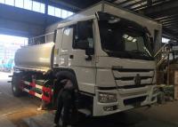 China HOWO 6 Wheels Water Bowser Truck 15CBM 12CBM 8CBM Options with 196kW Diesel Engine for sale
