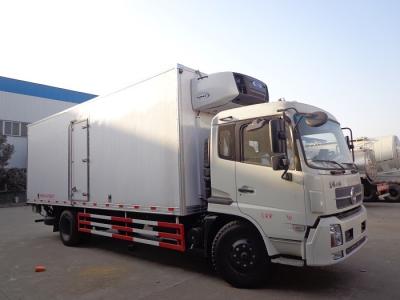 China Dongfeng 10 Ton Refrigerated Truck with -15°C Cooling & Rear Hydraulic Plate - 7000kg Payload, 180HP Engine for sale