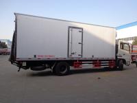 China Dongfeng 10 Ton Refrigerated Truck with -15°C Cooling & Rear Hydraulic Plate - 7000kg Payload, 180HP Engine for sale