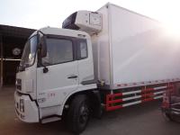 China Dongfeng 10 Ton Refrigerated Truck with -15°C Cooling & Rear Hydraulic Plate - 7000kg Payload, 180HP Engine for sale