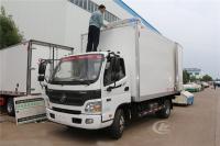 China Foton 3 Ton Refrigerated Truck 4.1m Box -18°C Freezing Capacity for Food Transport for sale