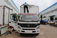 China Foton 3 Ton Refrigerated Truck 4.1m Box -18°C Freezing Capacity for Food Transport for sale