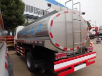 China Dongfeng 8cbm 8000L Fresh Milk Delivery Tanker Truck with 304 Stainless Steel Construction and 80mm Insulation for sale