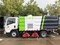China Howo 4x2 115HP Road Sweeper Truck with 5CBM Capacity and 60000 m²/h Cleaning Efficiency for sale