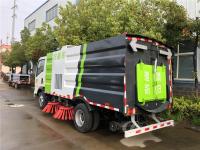 China Howo 4x2 115HP Road Sweeper Truck with 5CBM Capacity and 60000 m²/h Cleaning Efficiency for sale