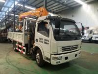 China Dongfeng 3.2 Ton Straight Arm Truck Mounted Mobile Crane with 4 Ton Lifting Capacity Telescoping Boom for sale