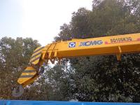 China 10 Ton Dropside Truck Mounted Telescopic Crane Hydraulic Straight Arm 10m Lifting Height for sale