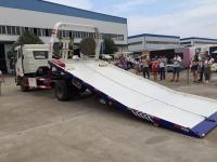 China FAW 4 Ton Emergency Wrecker Tow Truck 6200mm Plate Towing Recovery for sale