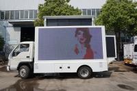 China P4 Outdoor Mobile LED Billboard Truck with Forland Chassis | 5995mm Length, 72kW Diesel Engine for Advertising & Road Shows for sale