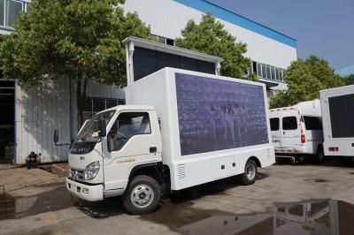 China P4 Outdoor Mobile LED Billboard Truck with Forland Chassis | 5995mm Length, 72kW Diesel Engine for Advertising & Road Shows for sale