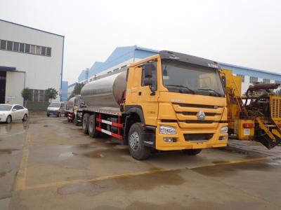 China 16CBM Bitumen Distribution Truck Howo 10 Wheel 16 Ton Asphalt Sprayer with 371HP Engine for sale