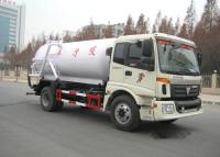 China Foton 4x2 12CBM Vacuum Sewage Suction Truck 10 Ton 15800kg GVW Sewer Cleaning for sale