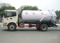 China Foton 4x2 12CBM Vacuum Sewage Suction Truck 10 Ton 15800kg GVW Sewer Cleaning for sale
