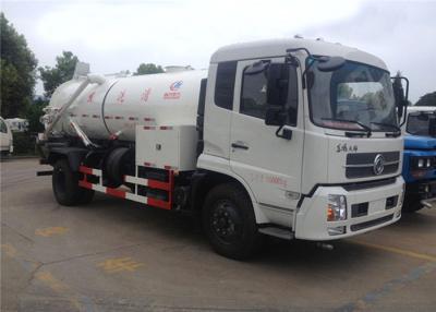 China Dongfeng 6cbm Water 6cbm Sewage High Pressure Vacuum Suction Truck 180HP for sale