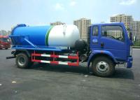 China Dongfeng 6cbm Water 6cbm Sewage High Pressure Vacuum Suction Truck 180HP for sale