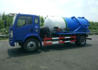 China Dongfeng 6cbm Water 6cbm Sewage High Pressure Vacuum Suction Truck 180HP for sale