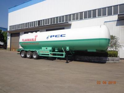 China 30 Ton 3 Axle LPG Gas Tanker Semi Trailer Q345R 59.52 CBM Delivery Truck for sale