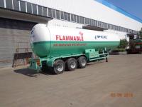 China 30 Ton 3 Axle LPG Gas Tanker Semi Trailer Q345R 59.52 CBM Delivery Truck for sale