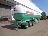 China 30 Ton 3 Axle LPG Gas Tanker Semi Trailer Q345R 59.52 CBM Delivery Truck for sale