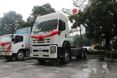 China ISUZU VC46 10-Wheel 6X4 Tractor Head - 350HP Engine, 40T Hauling Capacity, Euro 4 Emission Standard for sale
