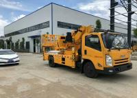 China Automatic 12m Cherry Picker Aerial Lift Truck with 120 HP Diesel Engine and 5100 kg Curb Weight for sale
