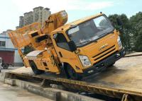 China Automatic 12m Cherry Picker Aerial Lift Truck with 120 HP Diesel Engine and 5100 kg Curb Weight for sale