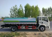 China 6CBM Food Grade Stainless Steel Drinking Water Tank Truck 4x2 304-2B for sale