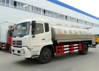 China Dongfeng 10CBM Fresh Milk Tank Truck 10 Ton 4000 Gallon Stainless Steel Insulated for sale