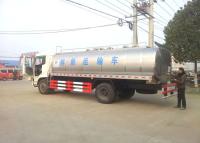 China Dongfeng 10CBM Fresh Milk Tank Truck 10 Ton 4000 Gallon Stainless Steel Insulated for sale