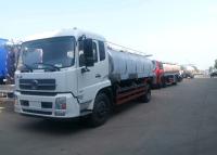China Dongfeng 10CBM Fresh Milk Tank Truck 10 Ton 4000 Gallon Stainless Steel Insulated for sale