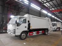 China Isuzu 600P 5m3 Rear Loader Garbage Truck 120hp 5cbm Refuse Compactor Waste Truck for sale