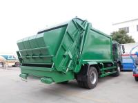 China 12m3 Howo Rear Loader Waste Compactor Truck 12cbm Garbage Collection Vehicle for sale